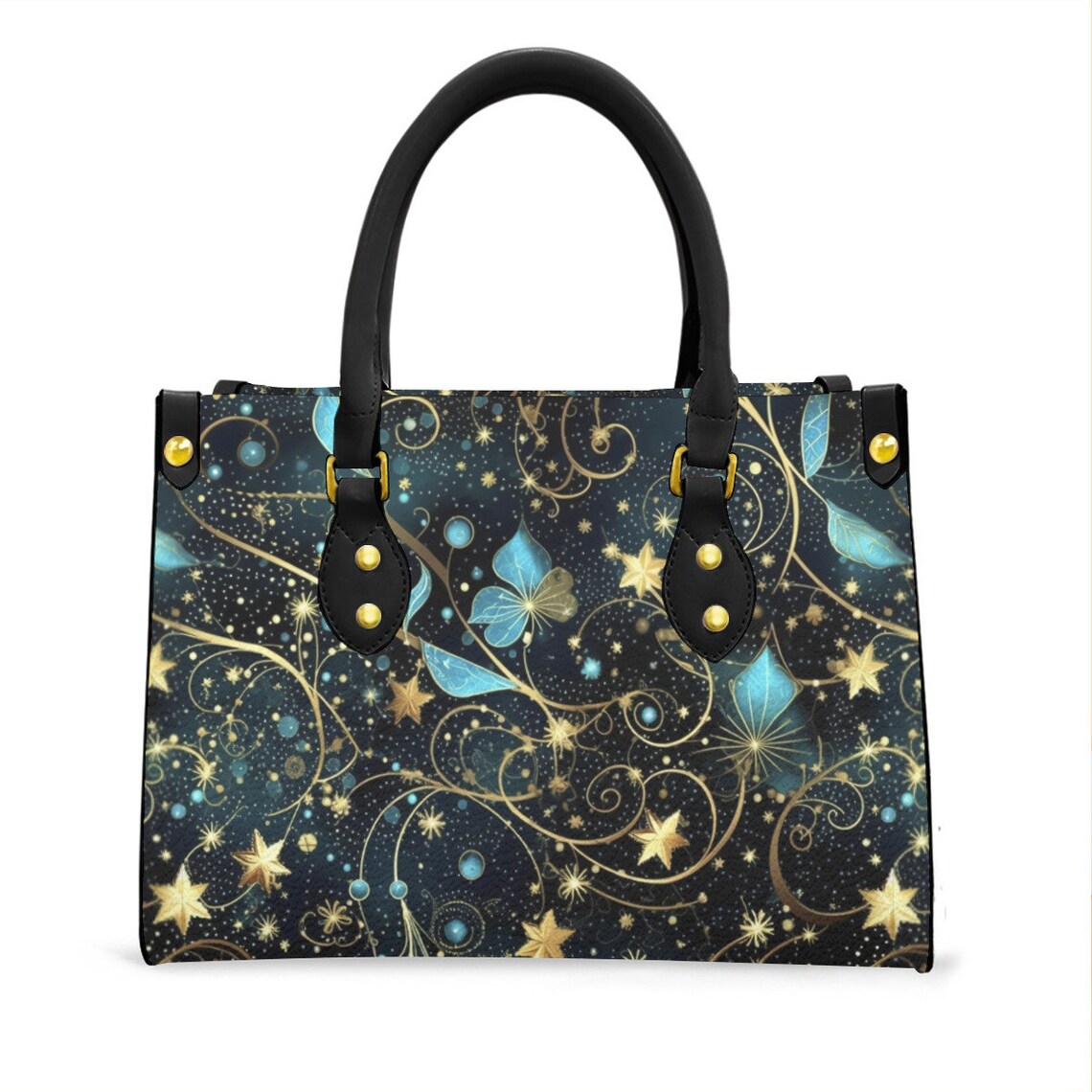 Cosmic Floral Skies | Celestial Heavenly Growth | Stars & Petals Print ...