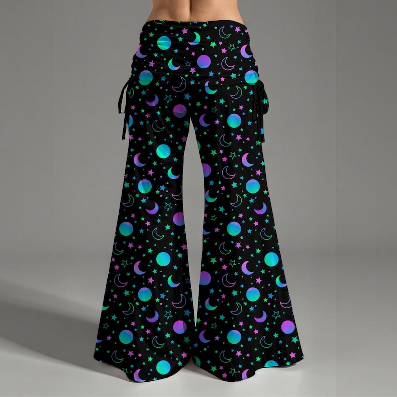 Celestial Heavens | 5 Esoteric Prints! Women's High Waist Wide Leg ...