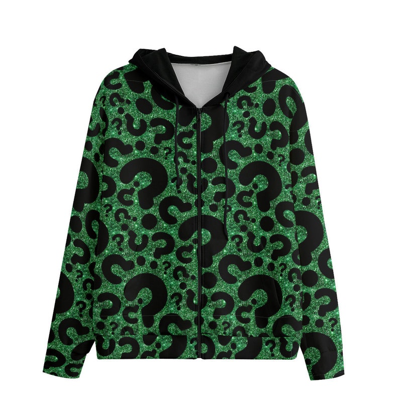 Question Mark Print Riddle Me This Print Costume Cosplay - Etsy