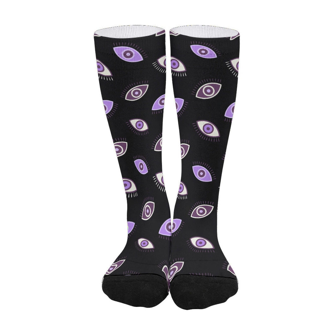 Evil Eye of Protection | Eyes All-over Print Unisex Long Socks - Etsy