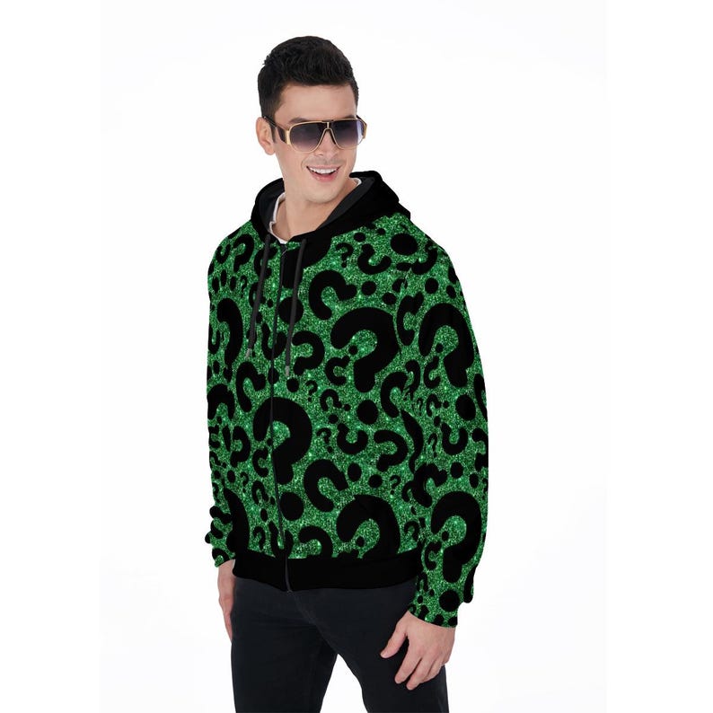 Question Mark Print | Riddle Me This Print | Costume Cosplay | All-over ...