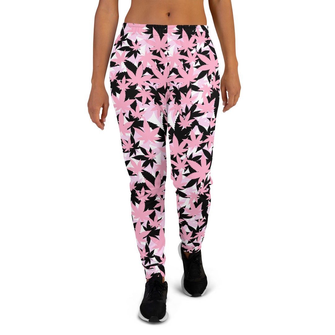 Cannabis Leaf Print | Camo Marijuana Leaf | Pink Black White | Pretty ...