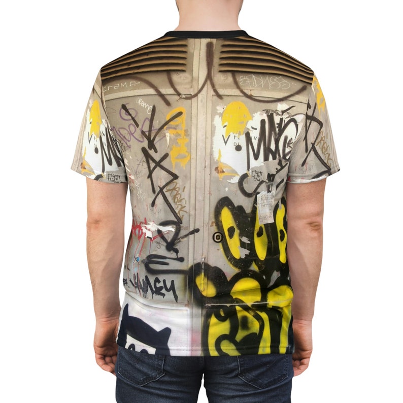 Urban Street Art Unisex AOP Cut & Sew Tee Graffiti, Streetwear T-shirt ...