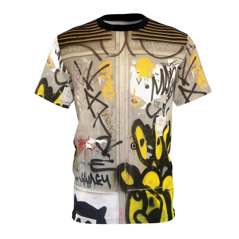 Urban Street Art Unisex AOP Cut & Sew Tee Graffiti, Streetwear T-shirt ...