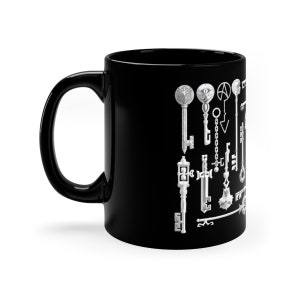 All Keys of Keyhouse . 11oz Black Mug. Based on the Comics Locke & Key ...