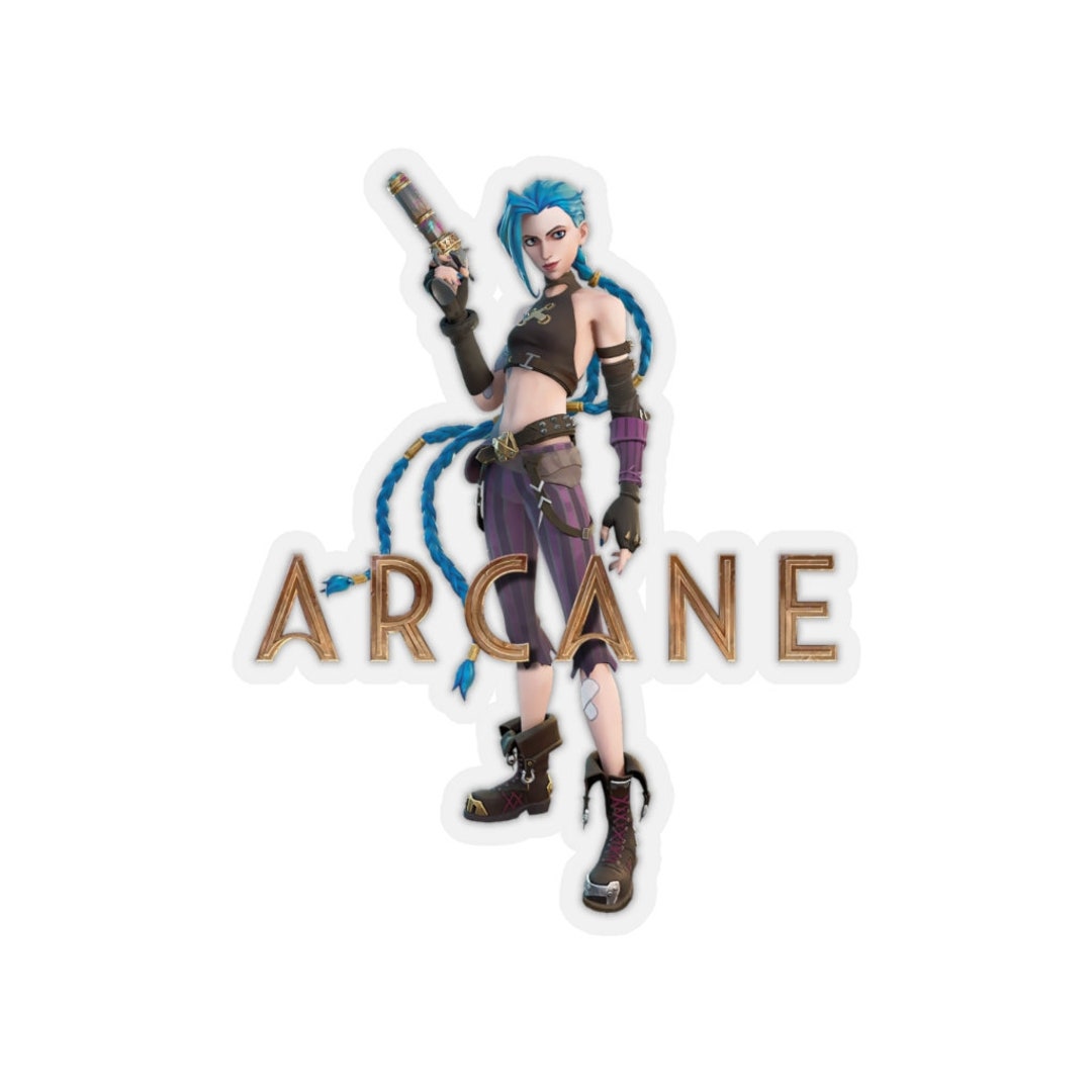 Pegatinas Arcane Jinx. Jinx Sticker, LOL Gift, Arcane Stickers, Powder ...