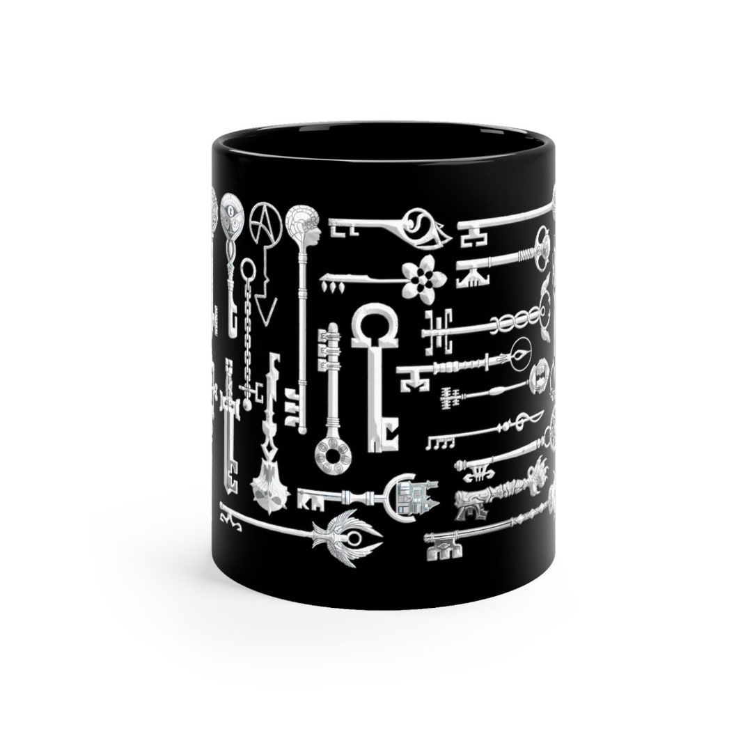 All Keys of Keyhouse . 11oz Black Mug. Based on the Comics Locke & Key ...