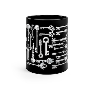 All Keys of Keyhouse . 11oz Black Mug. Based on the Comics Locke & Key ...