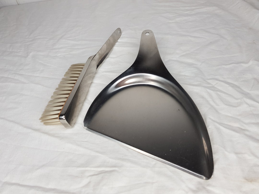 Dustpan Table Sweeper Metal Broom Vintage Mid Century WMF / - Etsy