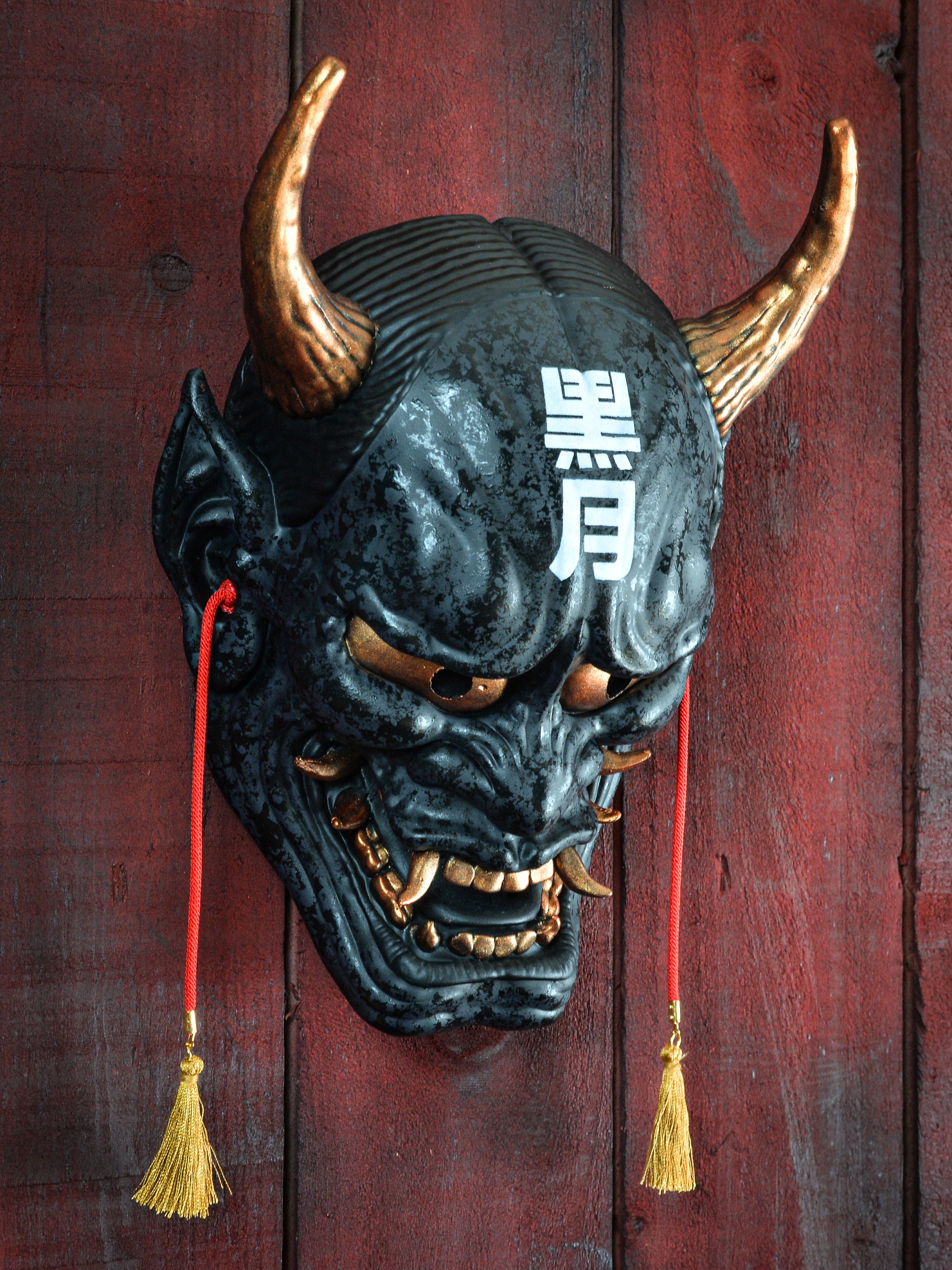 Traditional Japanese Hannya Mask Oni Demon Japanese Traditional Mask ...