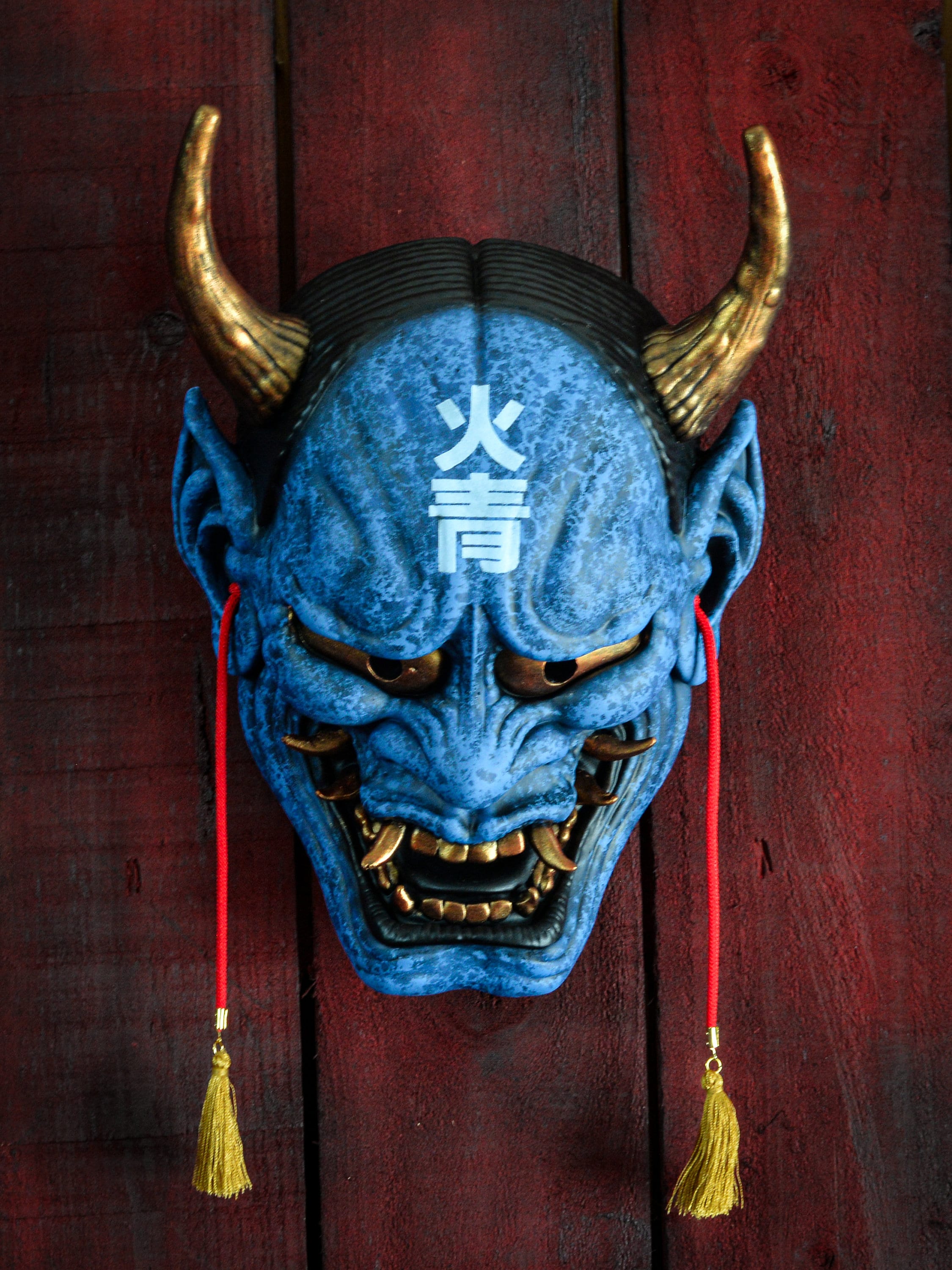 Traditional Japanese Hannya Mask Oni Demon Japanese Traditional Mask ...