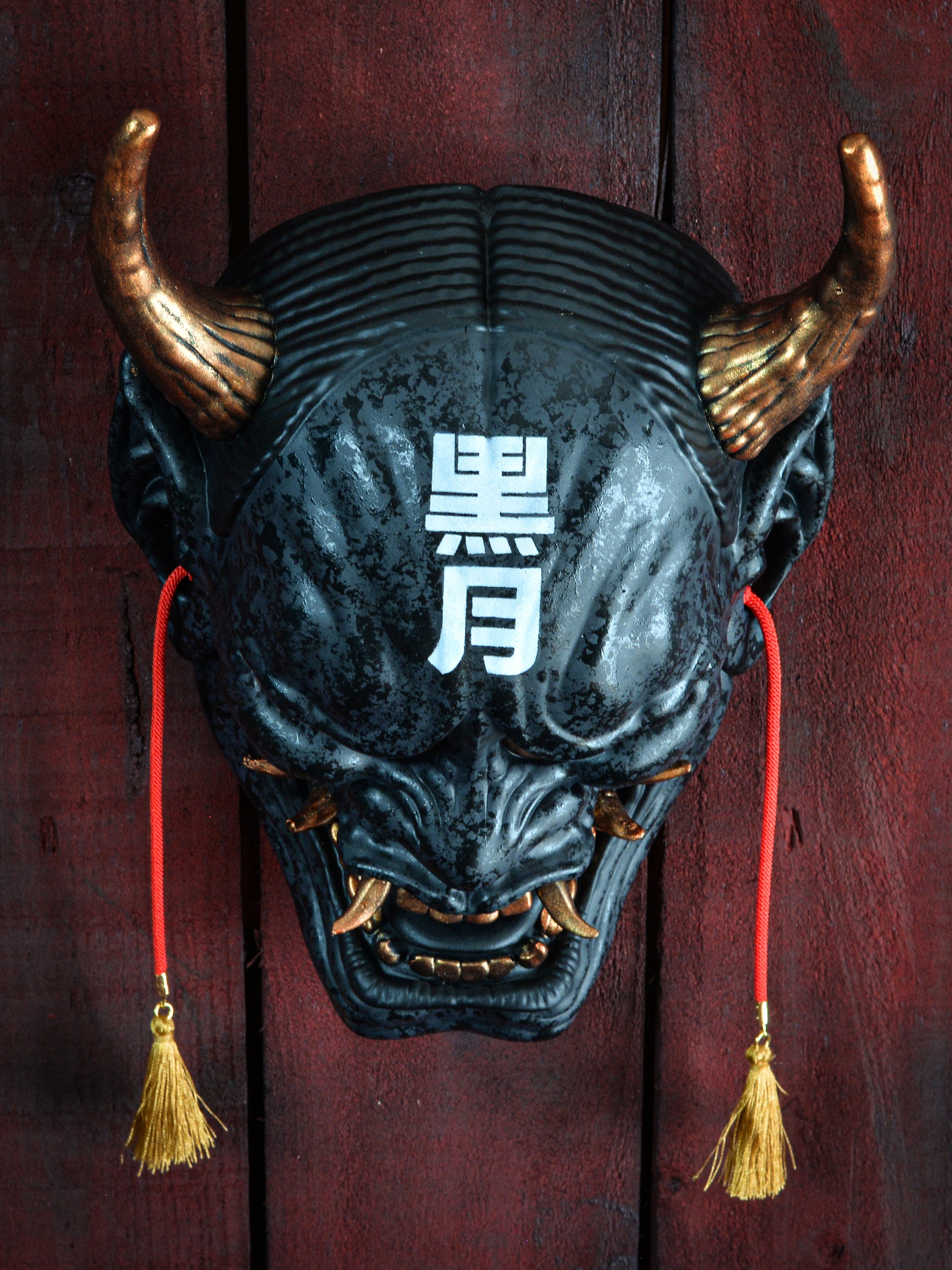Traditional Japanese Hannya Mask Oni Demon Japanese Traditional Mask ...