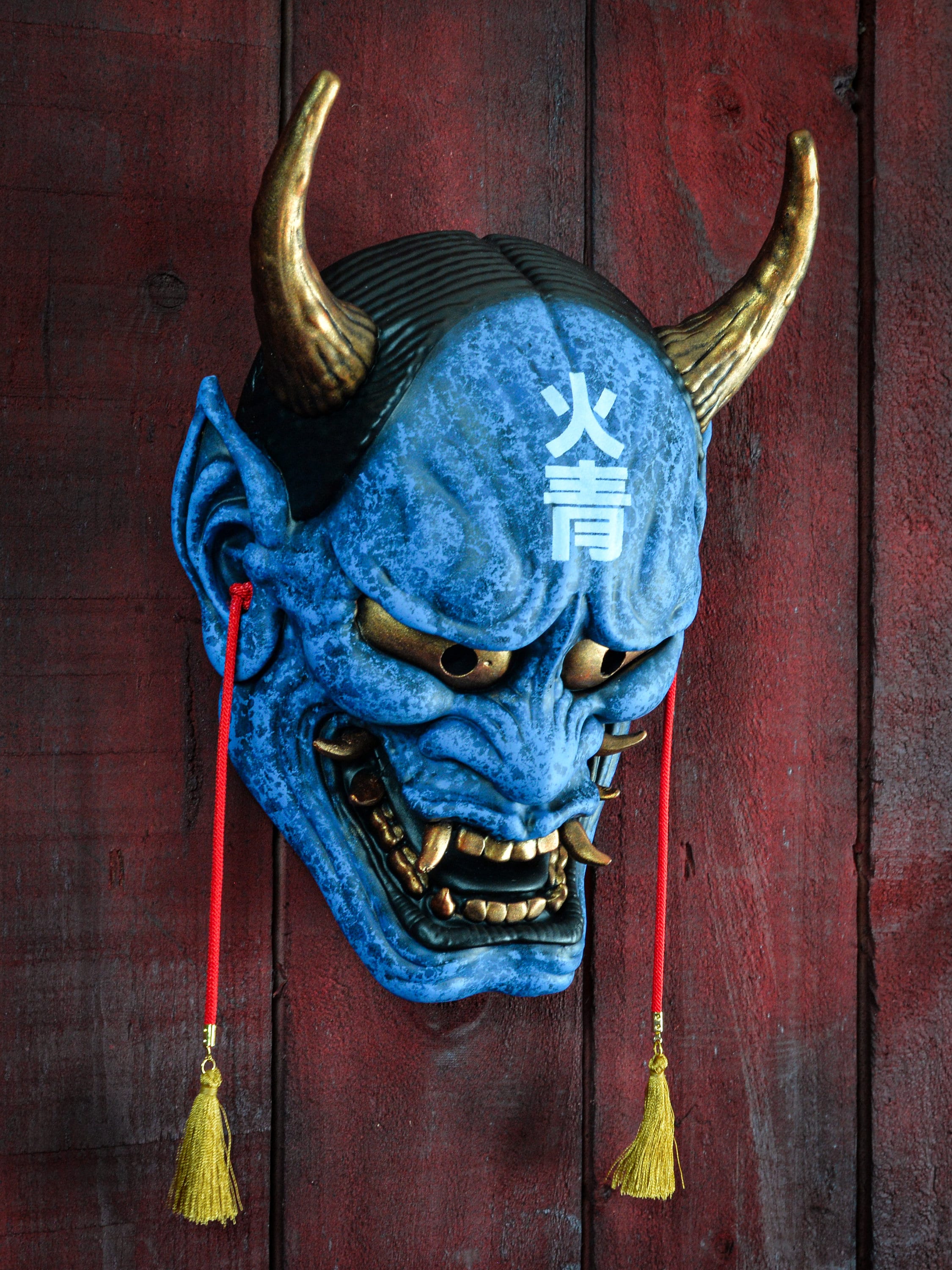 Traditional Japanese Hannya Mask Oni Demon Japanese Traditional Mask ...