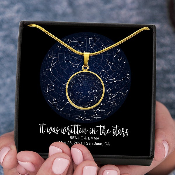 Star Map Jewelry - Etsy