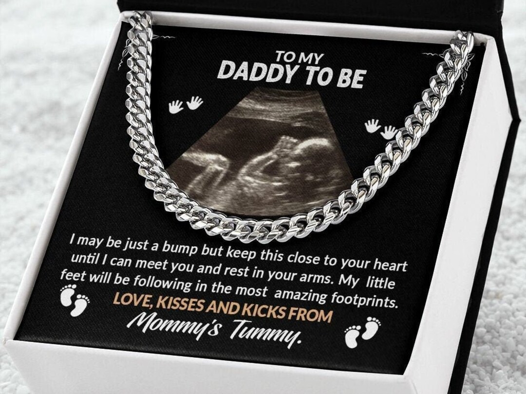 Personalized Baby Ultrasound Picture Gift, Father Dad to Be Gift From ...