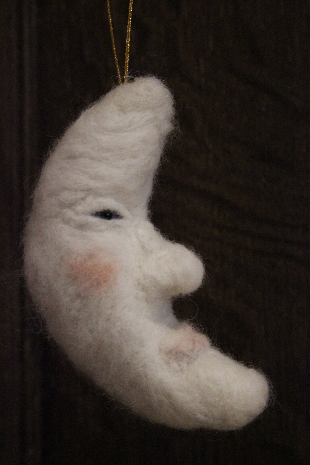 Hanging Crescent Moon, Needle Felted - Etsy