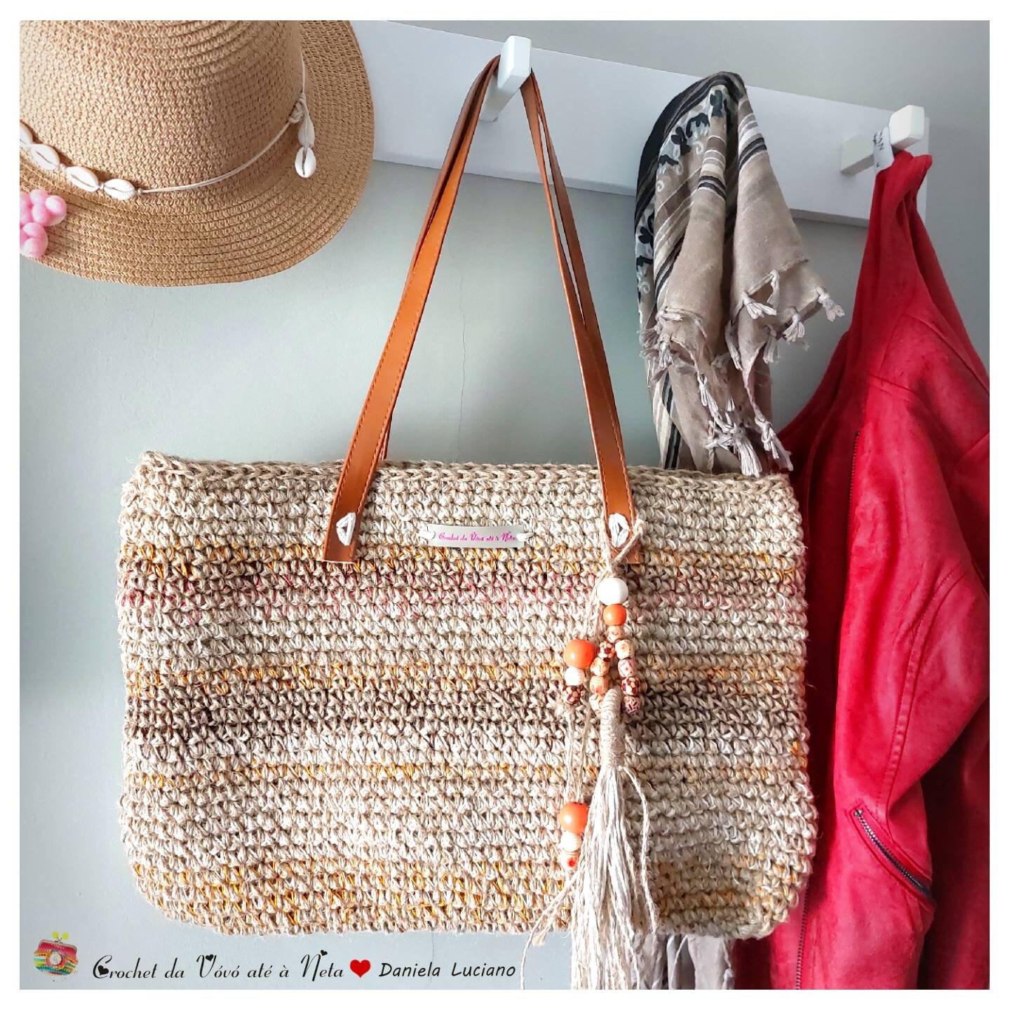 Crochet PATTERN - Natural Linen Bag - Etsy
