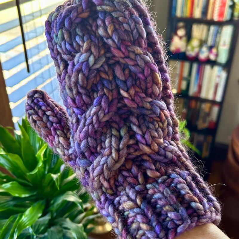 Double Knit Mittens - Etsy