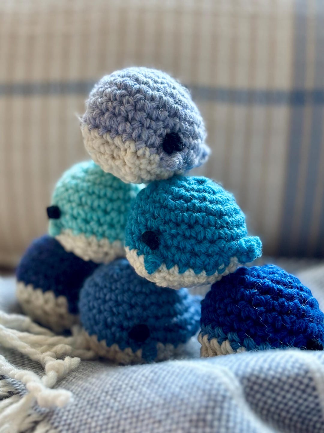 CROCHET POCKET WHALES! Adorable Tiny Pocket Pet Crocheted Whales ...