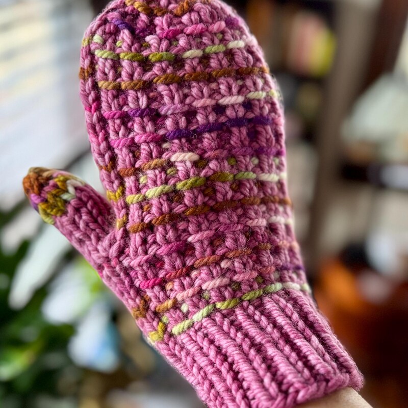 Pink Mittens - Etsy