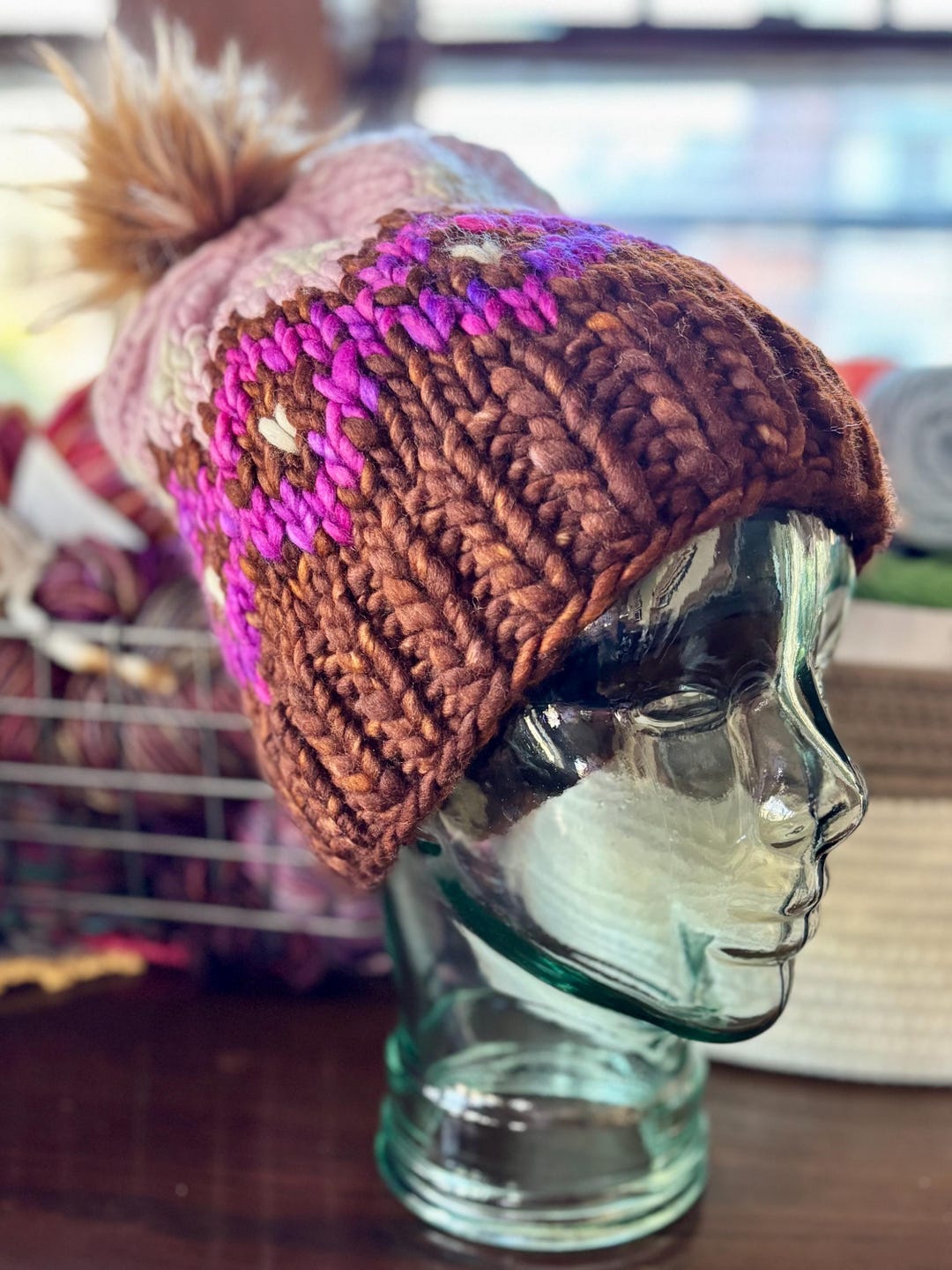 HELLO GORGEOUS Luxury Hand Knit Merino Wool Hat , Beanie, Toque One of ...