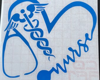 Nurse Pulse Car Sticker Window Decal FREE Shipping - Etsy