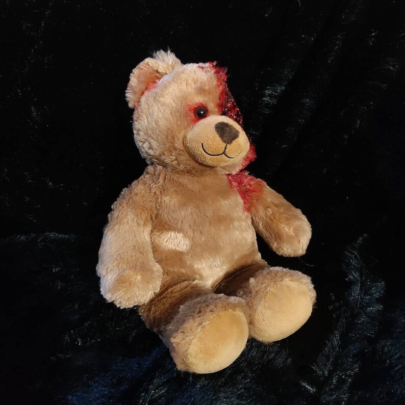 Stinky Heart Club Custom Creepy Horror Brown Teddy Bear - Etsy Australia