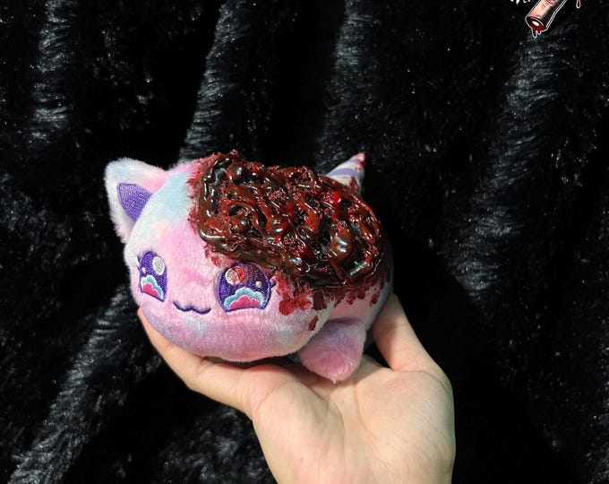 Custom Creepy Bloody Cat,horror Plush - Etsy