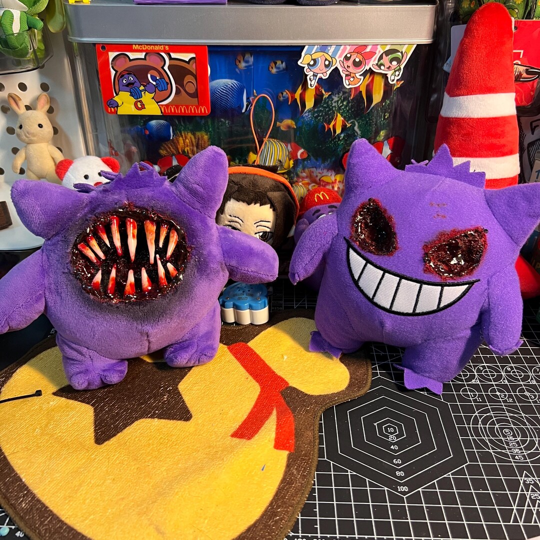 Custom Horror Monster Gengar Pokemon Ghost Creepy Stuffed Toys - Etsy