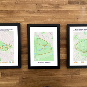 Personalised Parkrun Route Map | Parkrun Gift | Running Pbs | Strava ...