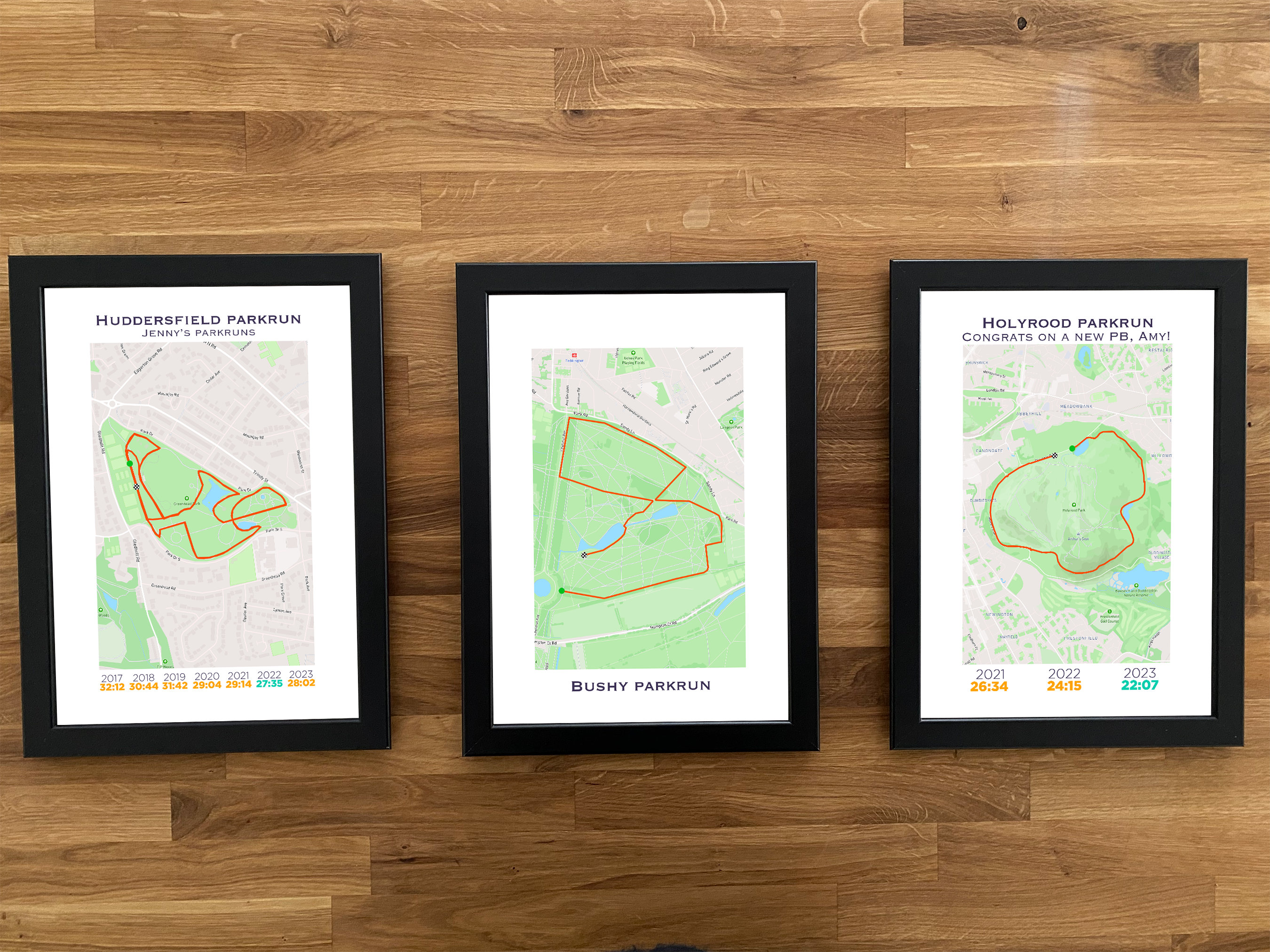 Personalised Parkrun Route Map Parkrun Gift Running Pbs Strava Map - Etsy