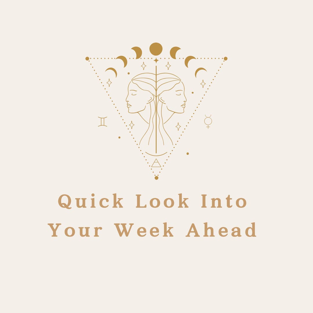 Fast Quick Look Into Your Week Ahead Tarot Reading, Prediction, Psychic ...