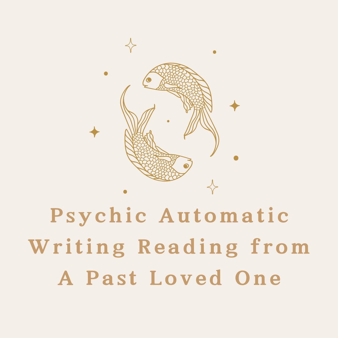 PSYCHIC Automatic Writing Reading From A Past Loved One, Psychic Jazlyn ...