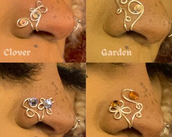 OG Nose Cuff Bundle// Fake Nose Ring// Faux Nose Cuff // Faux Nose ...