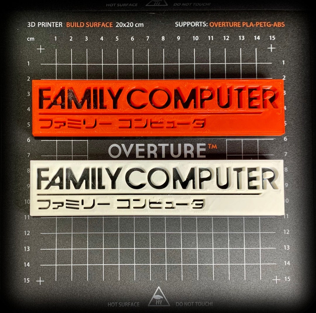 Famicom Logo Nintendo Video Game Decoration 3D Printed - Etsy