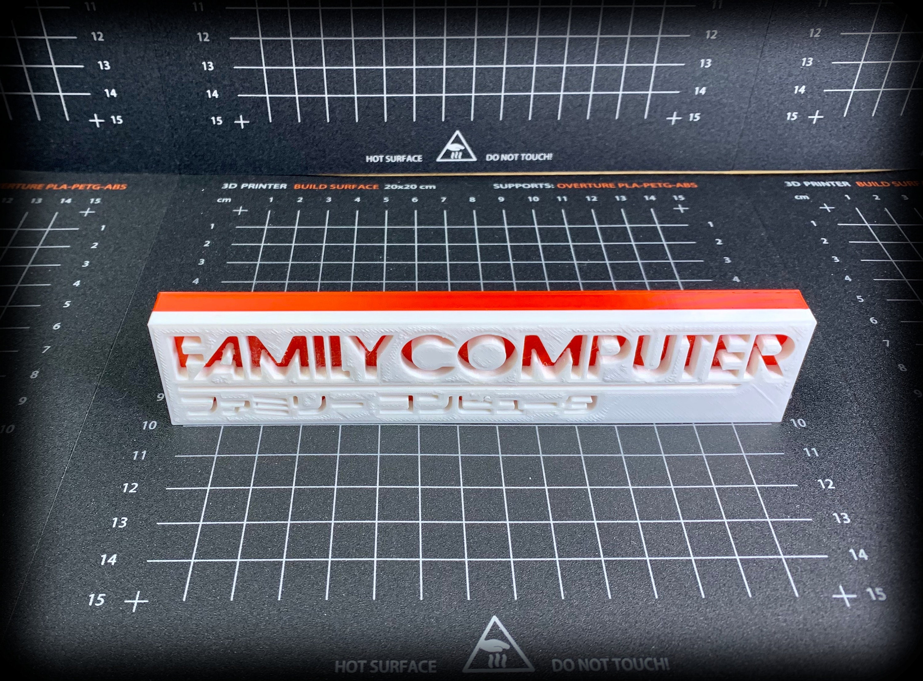 Famicom Logo Nintendo Video Game Decoration 3D Printed - Etsy