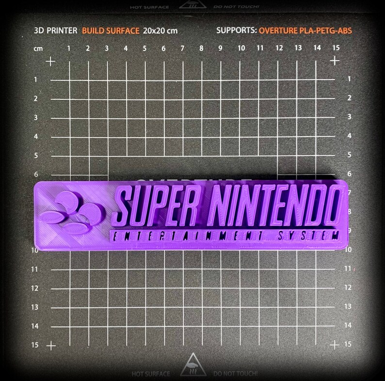 Super Nintendo SNES Logo Video Game Decoration 3D - Etsy