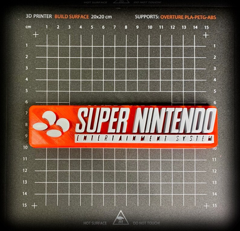 Super Nintendo SNES Logo Video Game Decoration 3D - Etsy