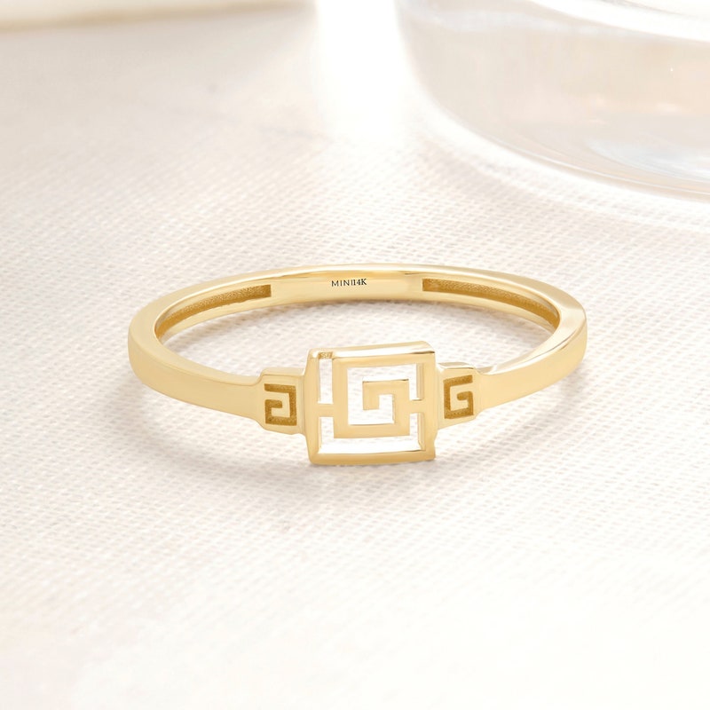 Watch Ring 18 K Gold - Etsy