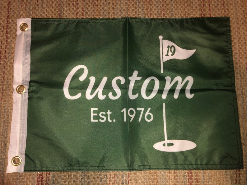 Custom 13x18 Inch Golf Flag With Grommets Any Design OR Logo - Etsy