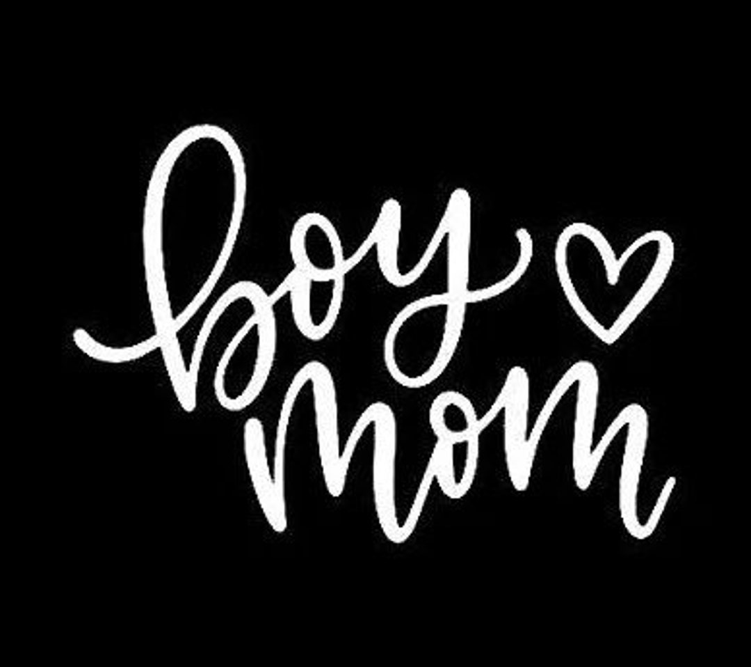 Boy Mom Decal - Etsy