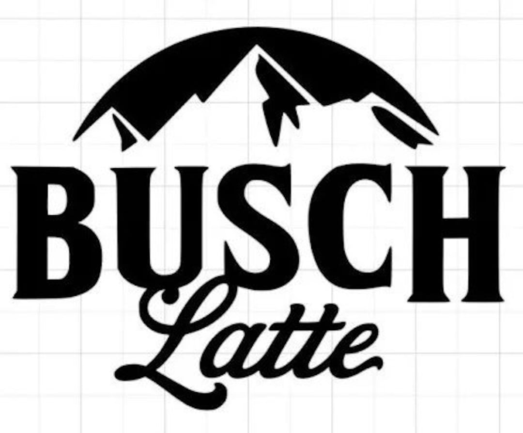 Busch Latte Decal - Etsy