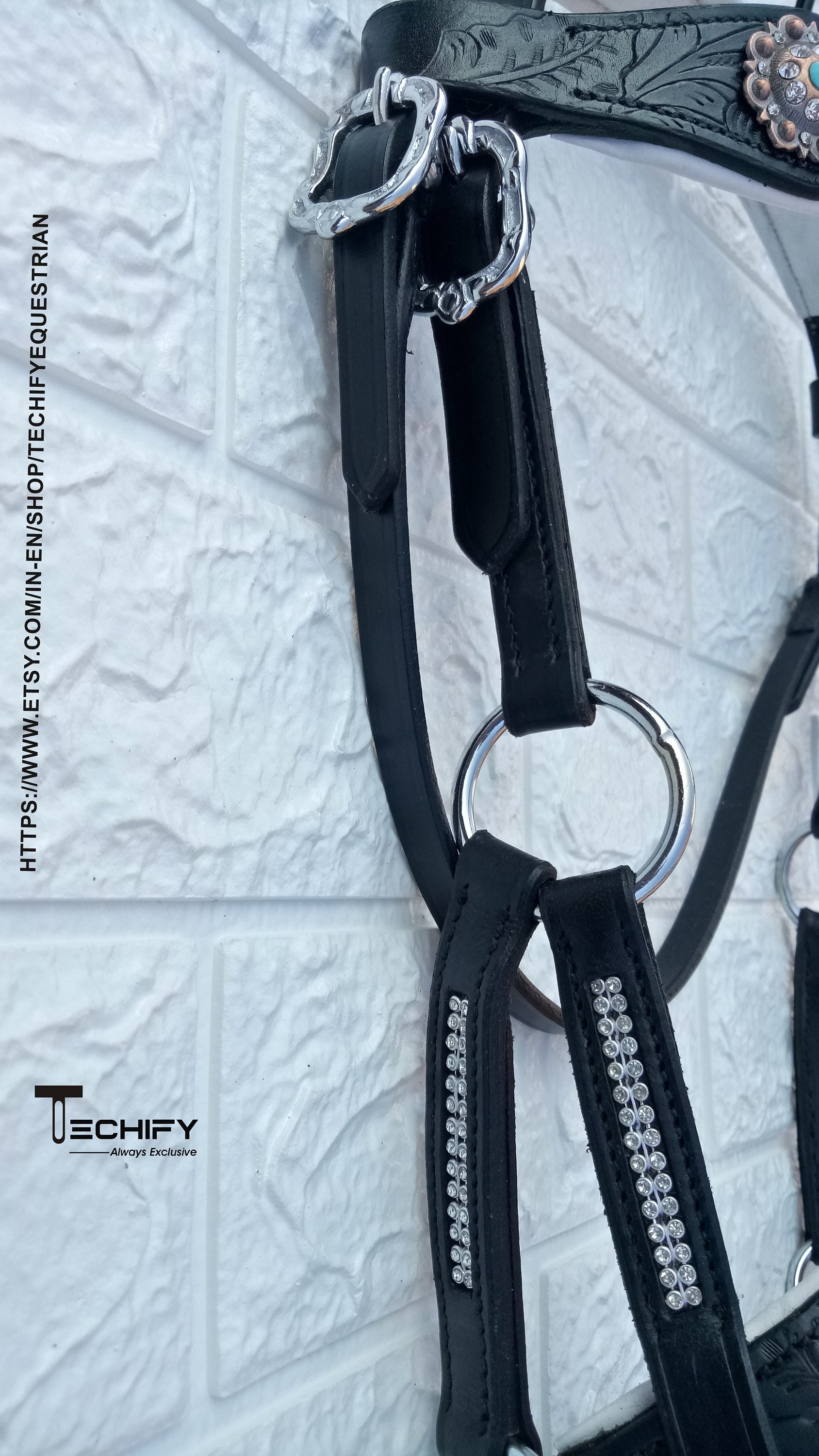Sidepull Bitless Leather Horse Bridle Tack Dressage Equestrian - Etsy