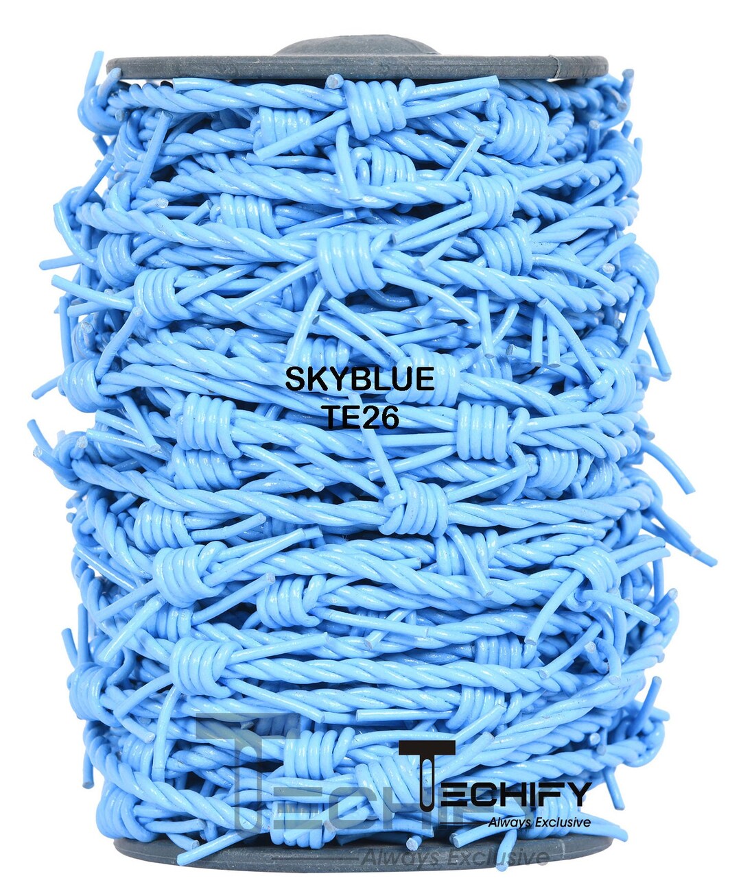 Skyblue Leather Cording Barbwire Leather Cord for Necklace Jewelry ...