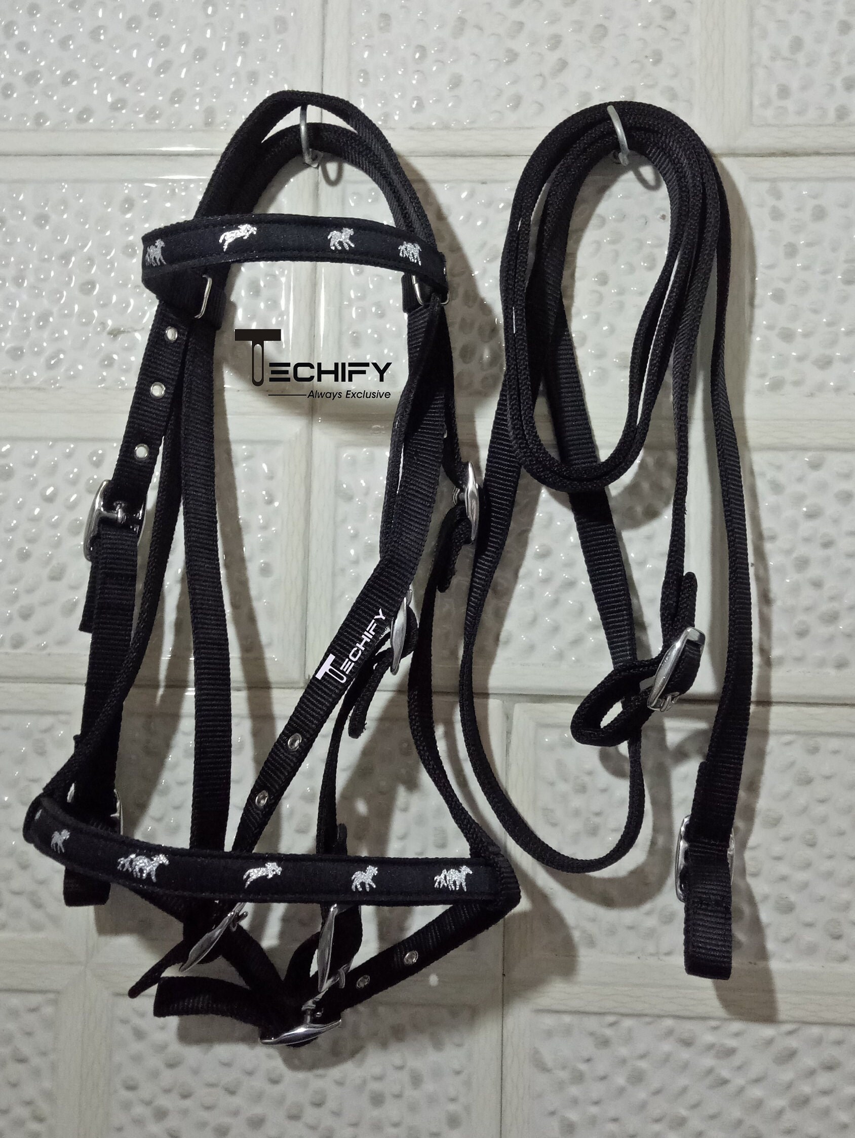 White Nylon Bridle