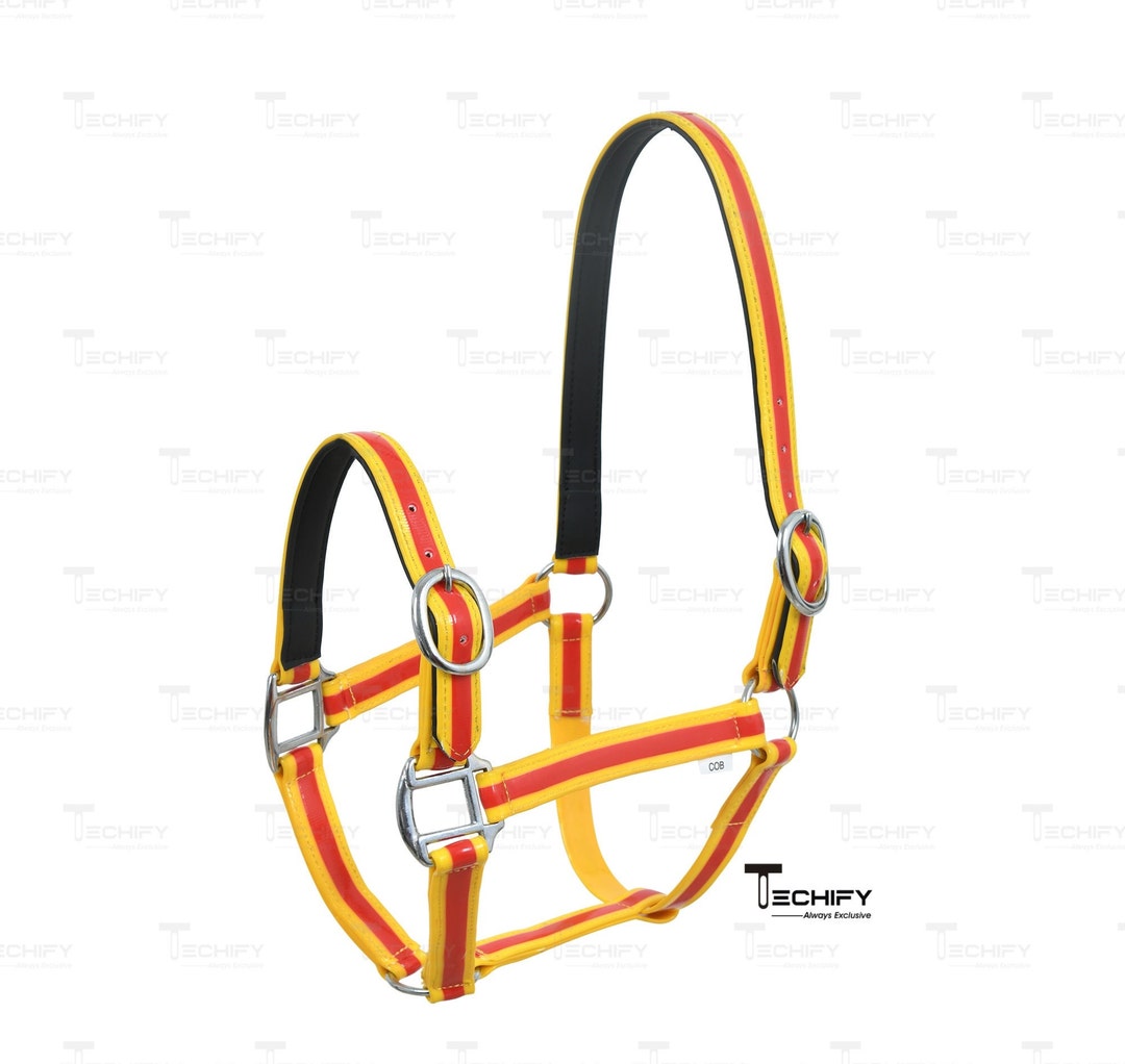 PVC Horse Halter: Equestrian Tack With Rubber Grip - Etsy