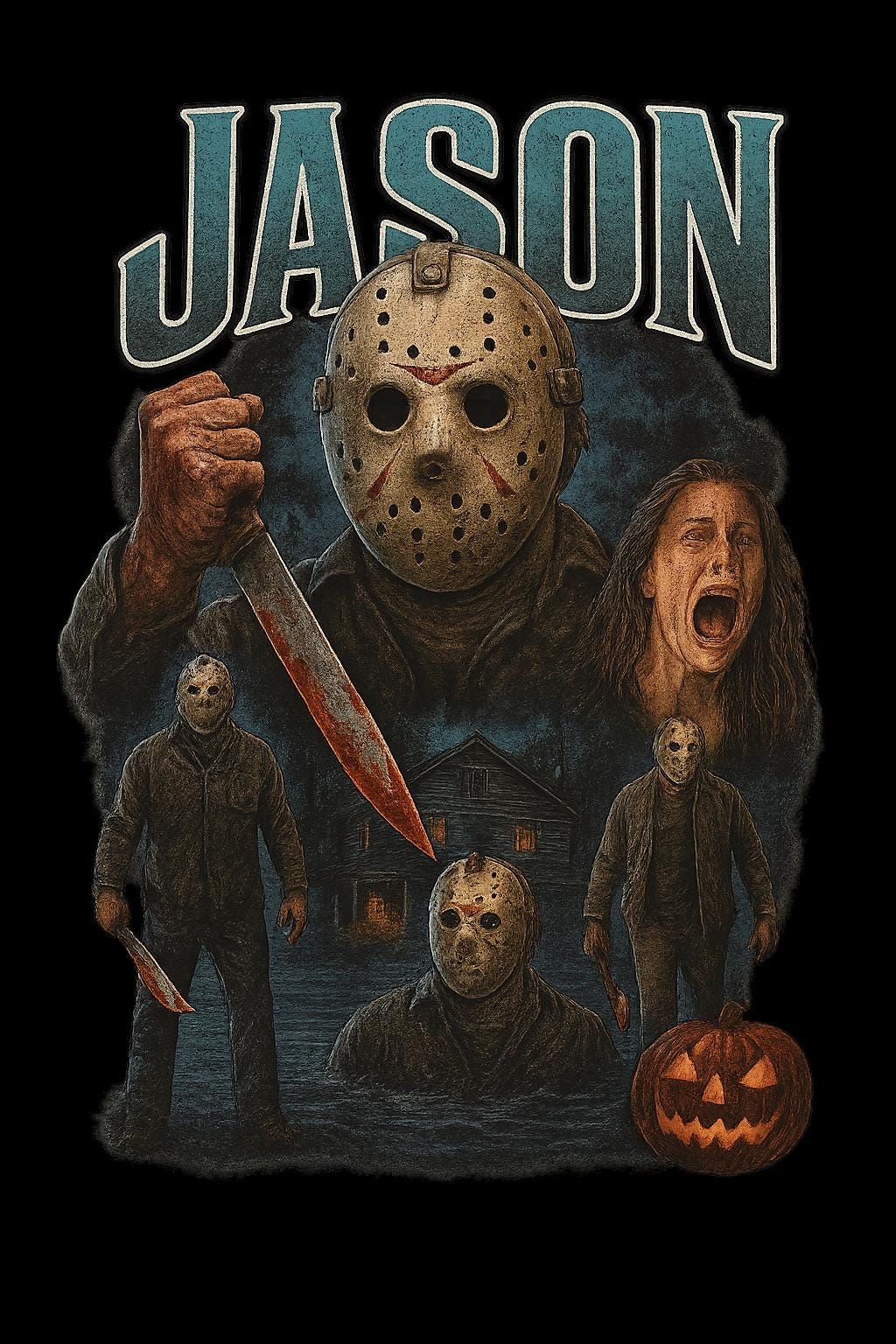 Dark Horror Graphic PNG – Spooky Shirt Design Bundle - Etsy