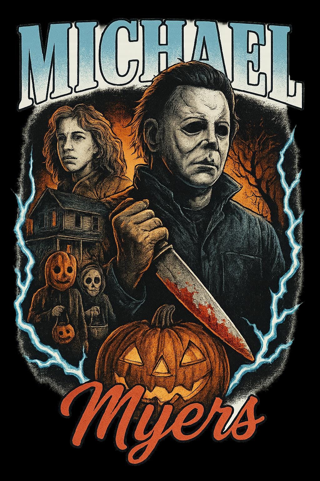 Dark Horror Graphic PNG – Spooky Shirt Design Bundle - Etsy