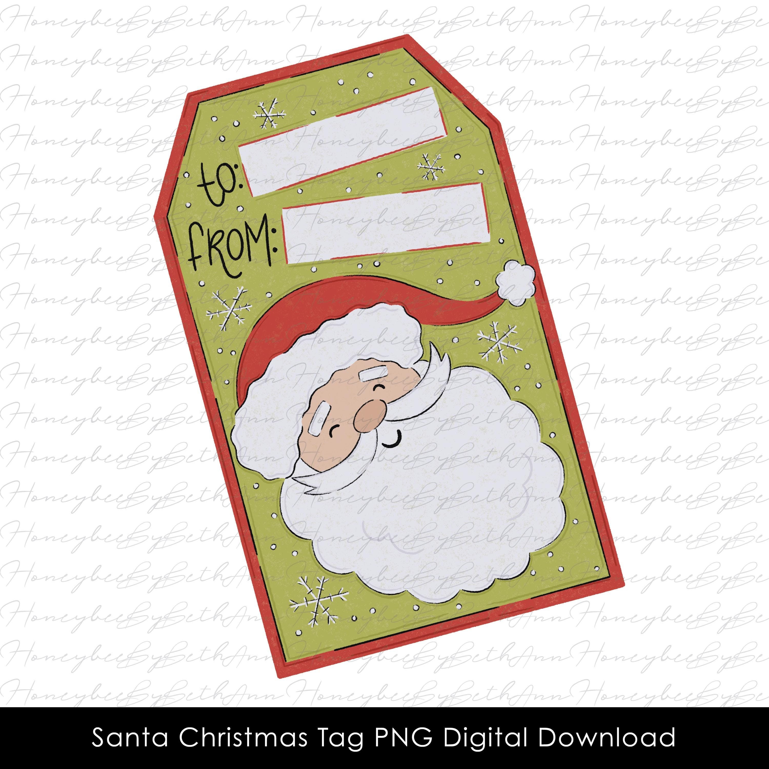 Christmas Gift Tag Png, Printable Christmas Tag Png, Christmas Png ...