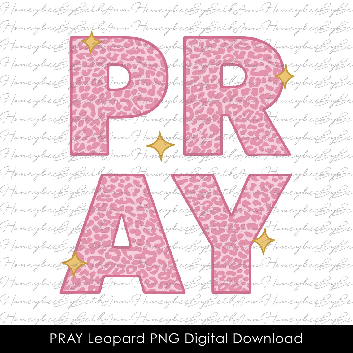 PRAY Leopard Png, Christian Png, Religious Png, Pray Png, Sublimation ...